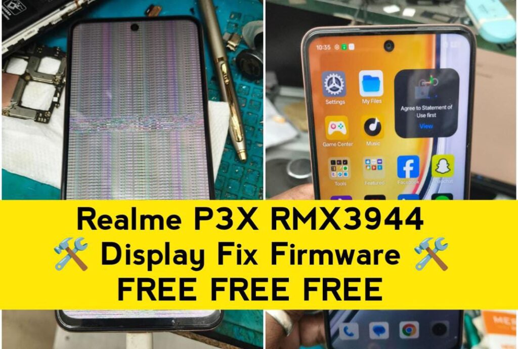 Realme P3x RMX3944 After Flash Display Problem Fix (Tested Repair ...